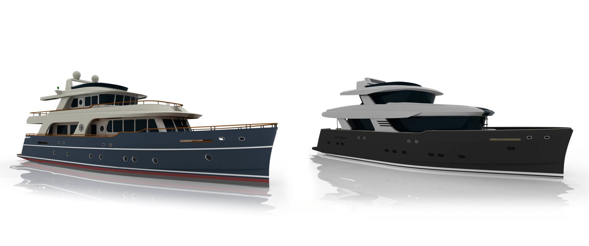 Design of 24 m Custom Explorer Yacht