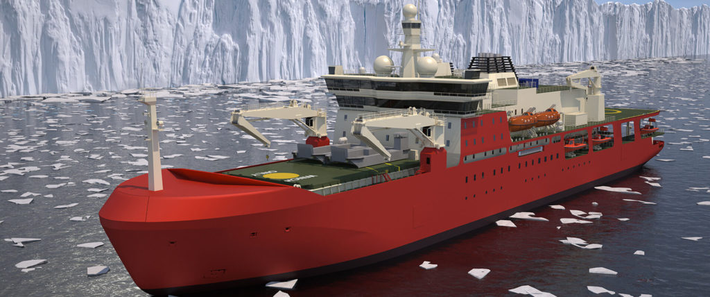 Photos: Hull of Australian Icebreaker under Construction | KNUD E. HANSEN