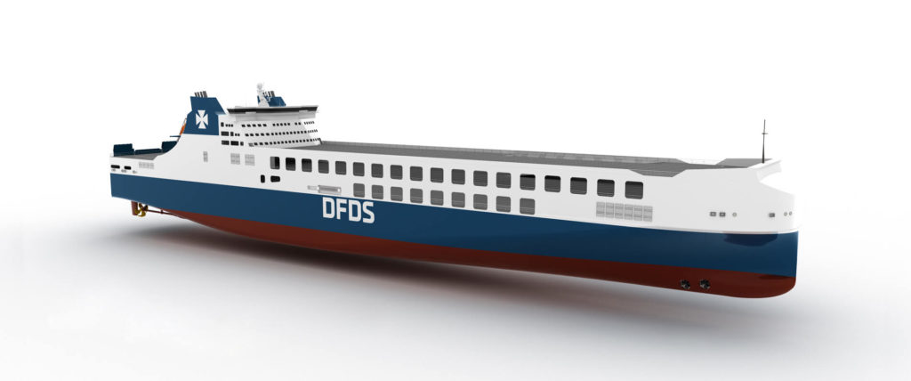 Jinling delivers last DFDS mega ro-ro | KNUD E. HANSEN