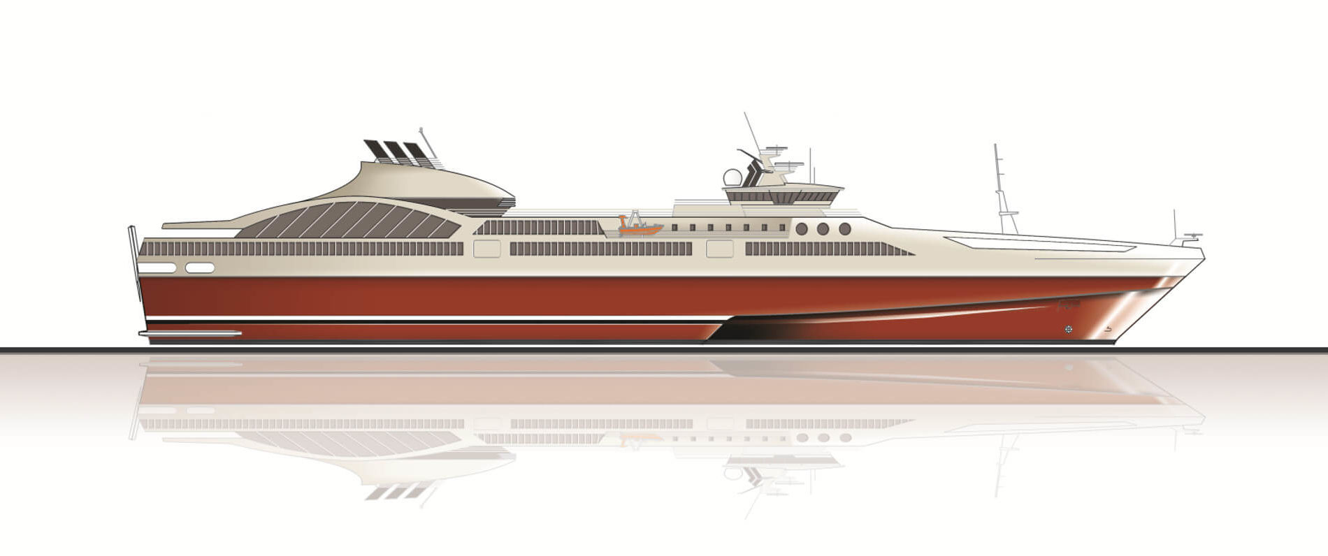 Concept Design of ferry for Lake Kivu, Rwanda