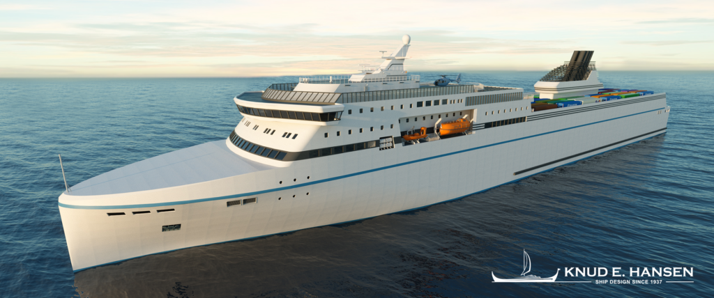 212 metre RoPAX Ferry | KNUD E. HANSEN